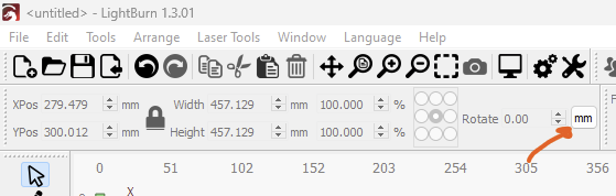 Thunder Laser Scanning Offset Adjustment
